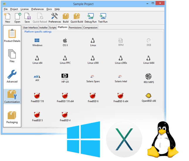 Cross Platform InstallBuilder: Multiplatform Installer Tool